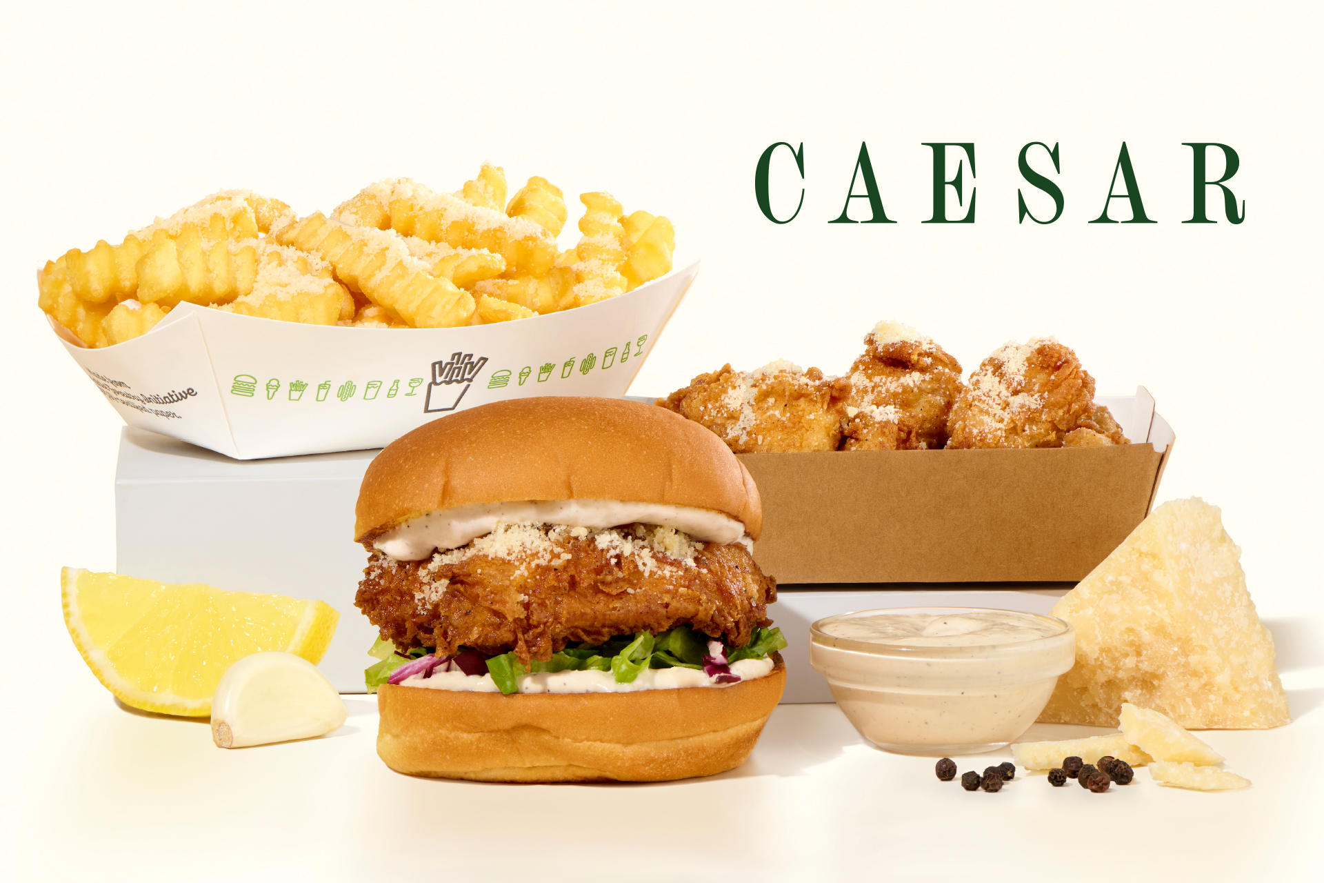 【Shake Shack】こだわりの自家製シーザーソースを使用した“ファインカジュアル”な日本初登場＆期間限定メニュー「チキンシーザーバーガー ...